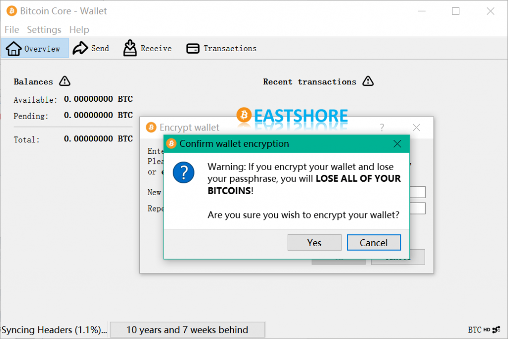 Intro And Tutorial For Bitcoin Core Wallet Eastshore Mining Devices