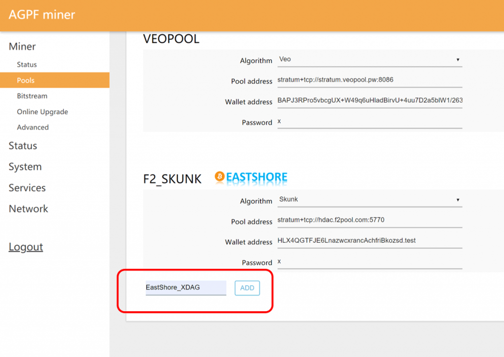 Tutorial: FPGA Miner AGPF SK1 Multi-algorithm Supported